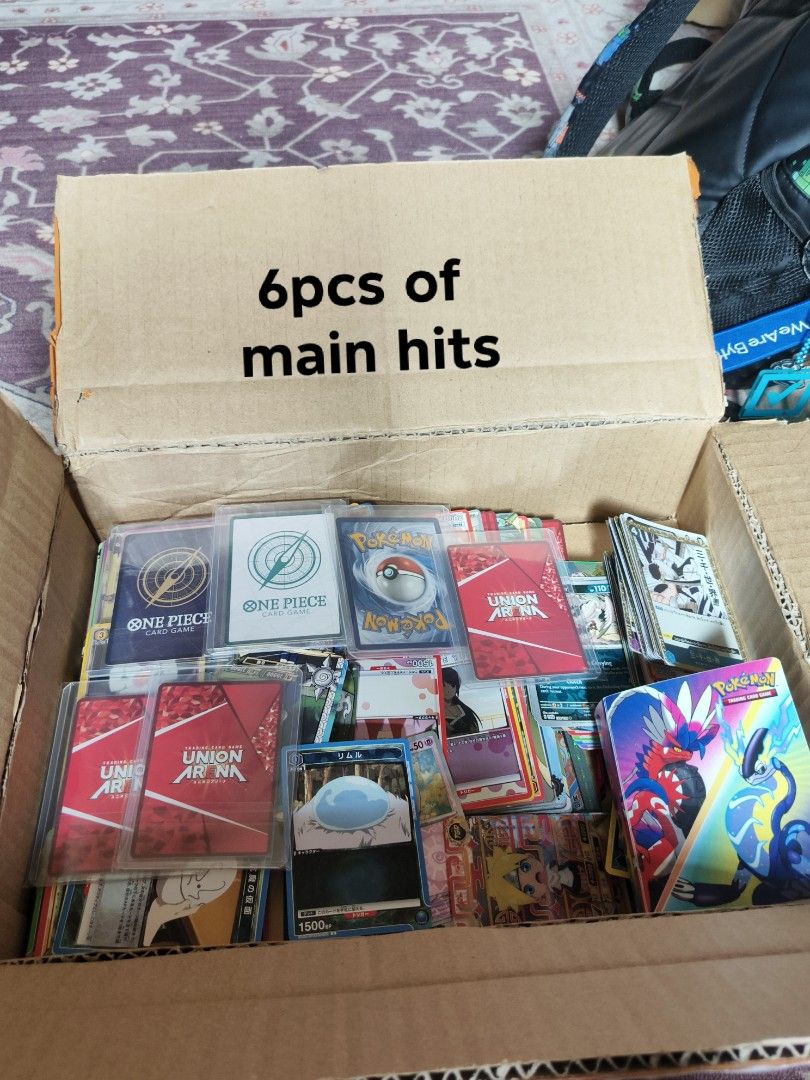 Pokemon, One Piece, Union Arena Mystery Box, Hobbies & Toys, Toys ...