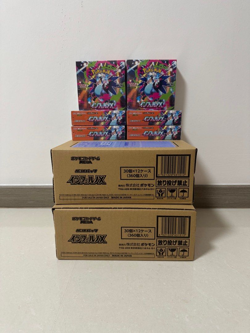 Pokemon TCG Mega Evolution Inferno X Booster Box, Hobbies & Toys, Toys ...