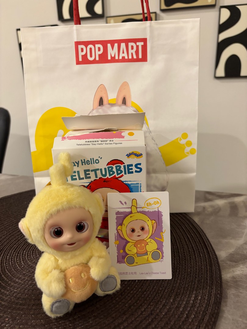 Pop Mart Teletubbies "Laa Laa's Cheese Toast", Hobbies & Toys, Toys ...