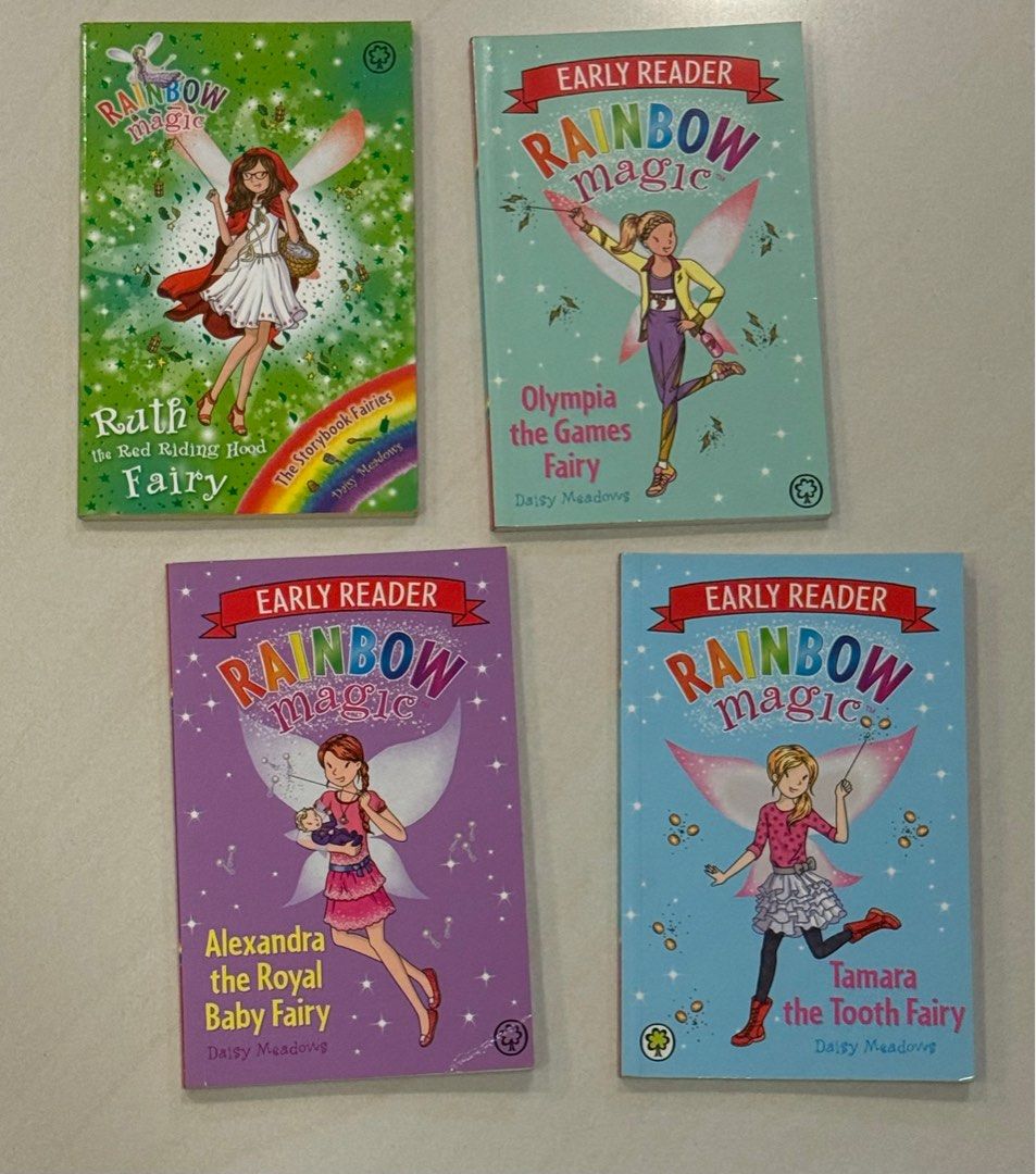 Rainbow Magic Early Reader Books - Set of 4, Hobbies & Toys, Books ...
