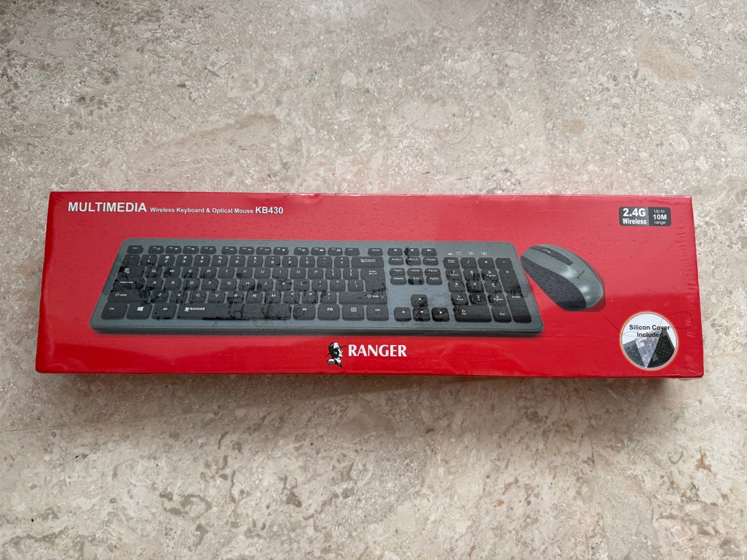 Ranger KB430 Wireless Keyboard and Optical Mouse Combo, Computers ...