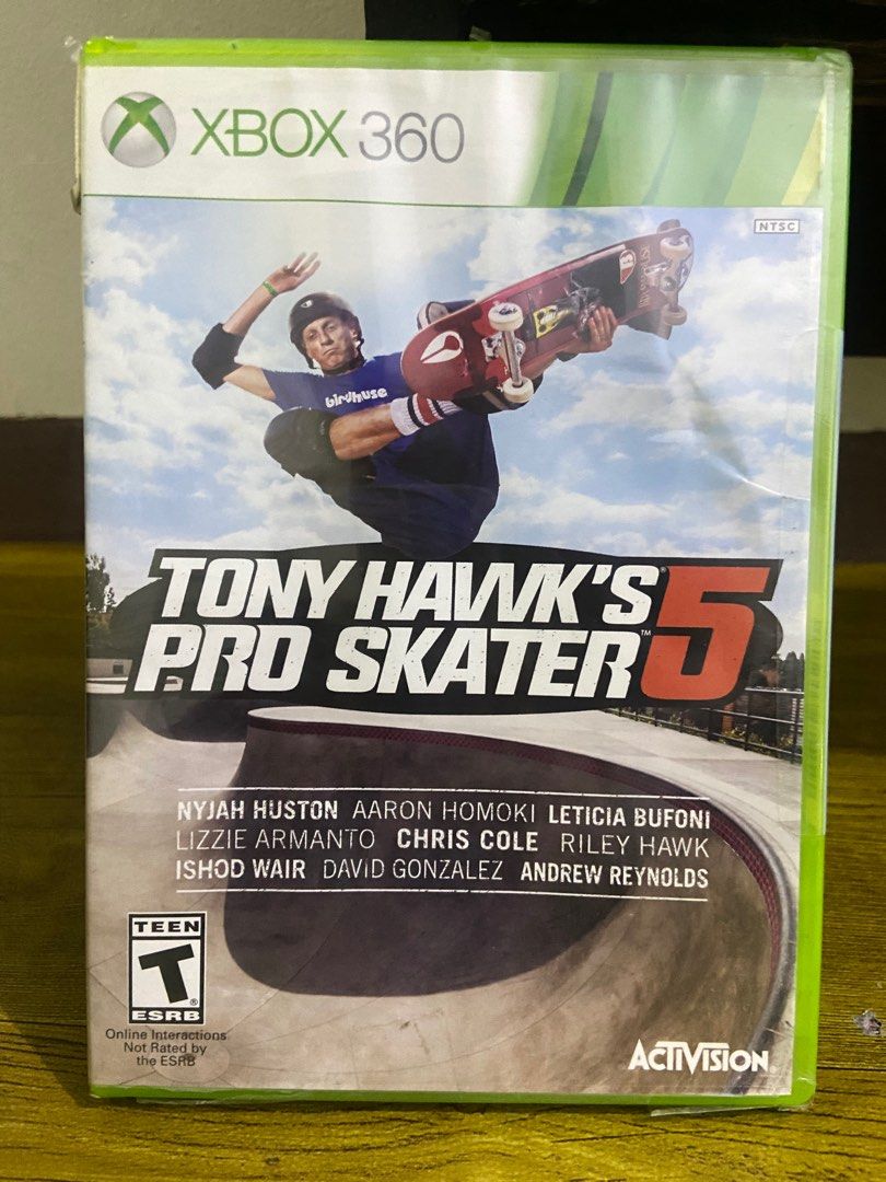 (SEALED) Tony Hawk's Pro Skater 5 - Xbox 360, Video Gaming, Video Games ...