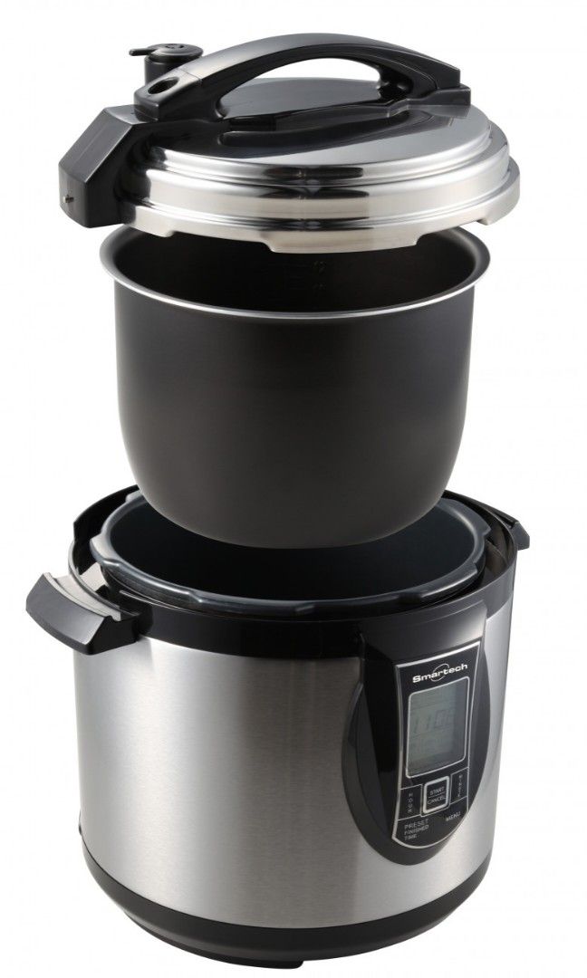 Smartech 6L LCD 智能電子壓力鍋, 家庭電器, 廚房電器, 鍋具 - Carousell