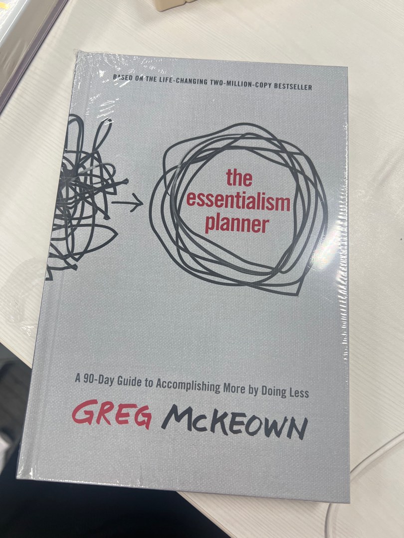 The Essentialism Planner Books - Greg Mckeown, Buku & Alat Tulis, Buku ...