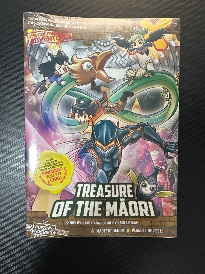 The Golden Adventures: Treasure of the Maori Comic Book, Hobbies & Toys ...
