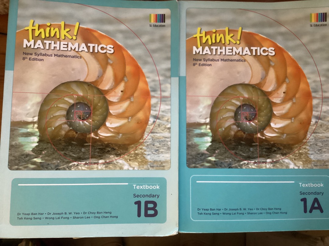 Think! Mathematics Textbook Secondary 1A & 1B, Hobbies & Toys, Books ...