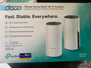 TP-Link Deco M5 AC1300 Whole Home Mesh Wi-Fi System, Computers & Tech ...