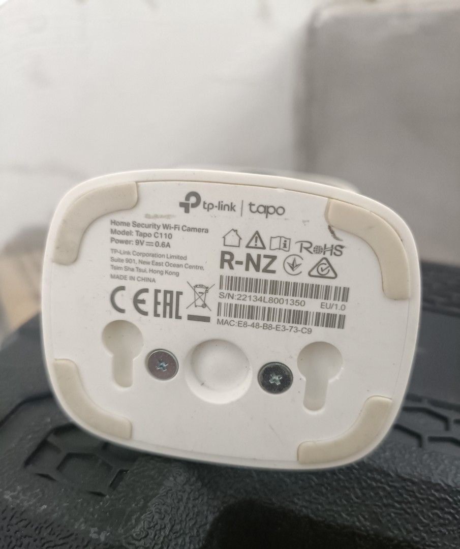 TP-Link Tapo C110 Home Security Wi-Fi Camera, Furniture & Home Living ...