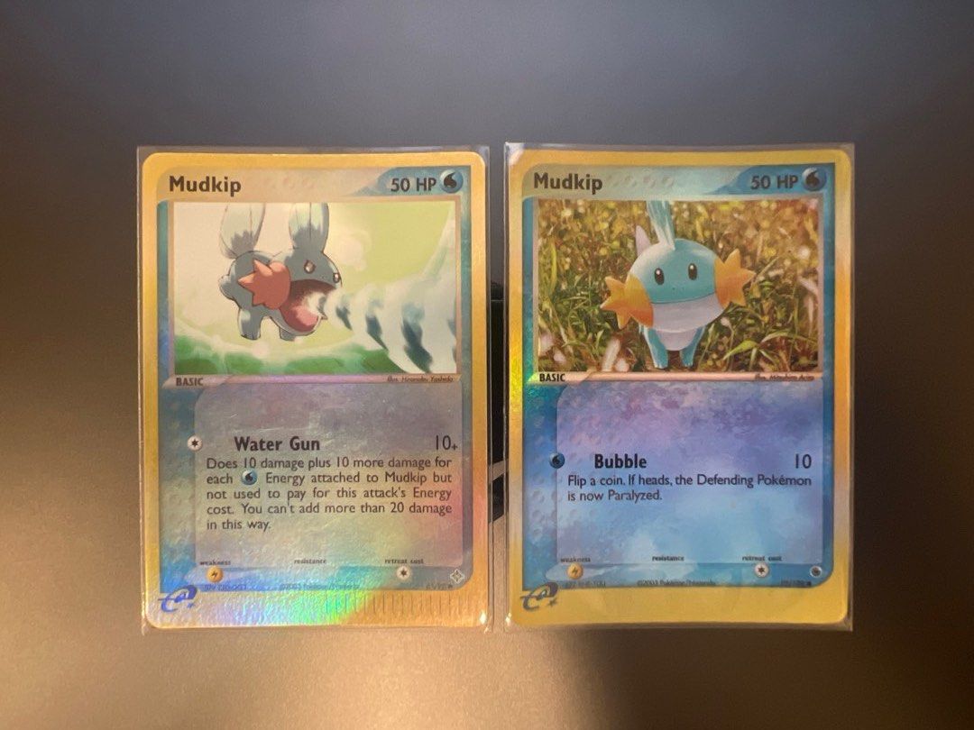 Vintage Pokemon Mudkip, Reverse Holo (#59, #65), Hobbies & Toys, Toys ...