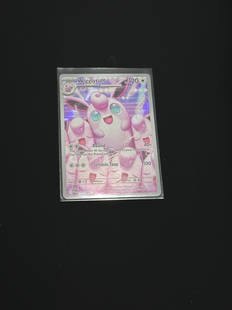 Wigglytuff #105 Pokemon Phantasmal Flames, Hobbies & Toys, Toys & Games ...