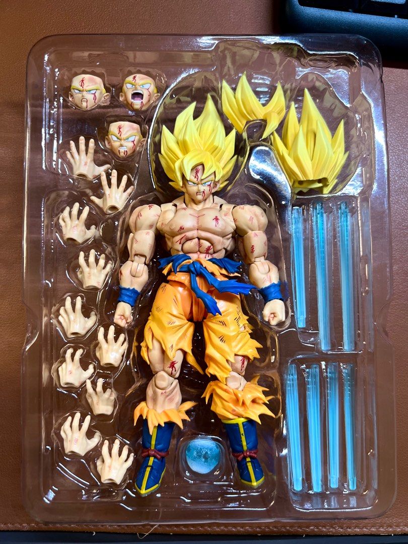 👉WTS Custom Repaint ‼️ s.h.figuarts Son Goku Legendary Super Saiyan ...