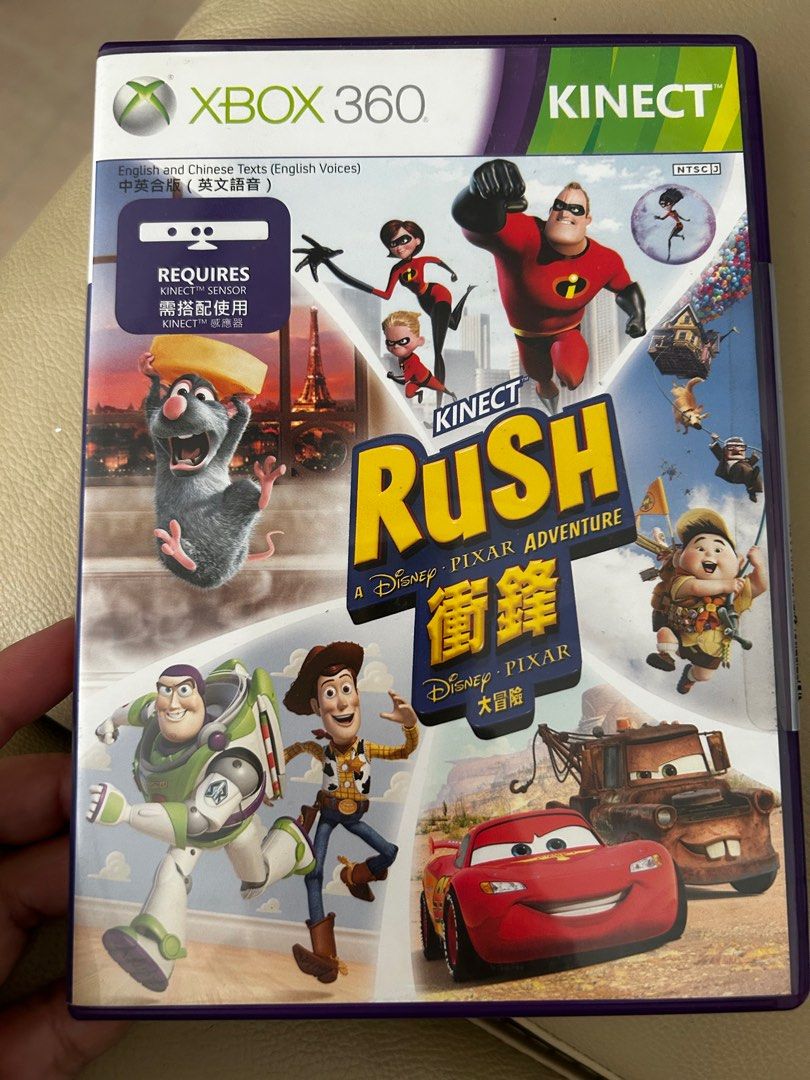 Xbox 360 Kinect Rush: A Disney Pixar Adventure, Video Gaming, Video Games, Xbox on Carousell