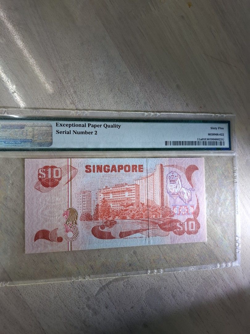 $10-bird low serial A/17-000002.PMG65EPQ, Hobbies & Toys, Memorabilia ...