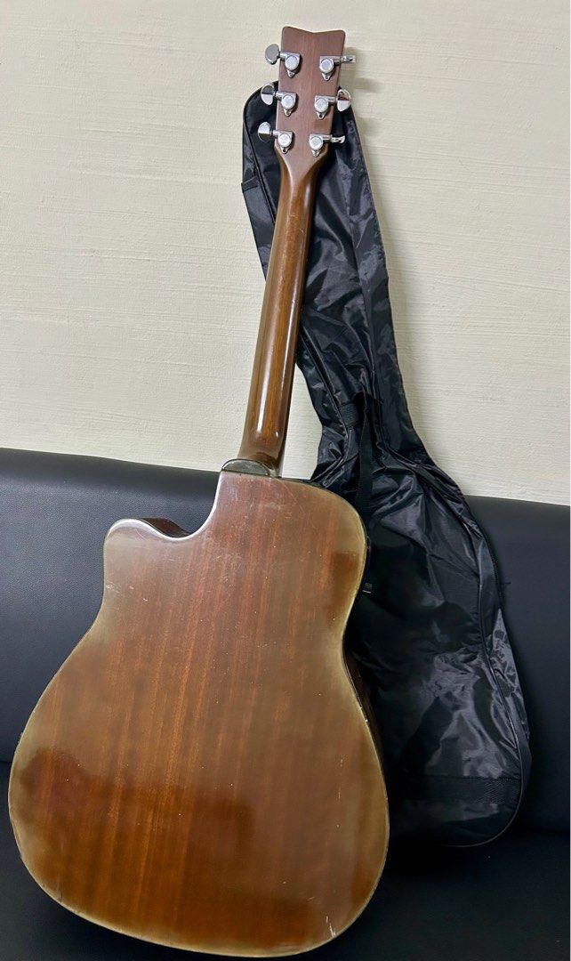 1999 Yamaha FG-411CE Velvet Sunburst acoustic guitar with pickups, new ...