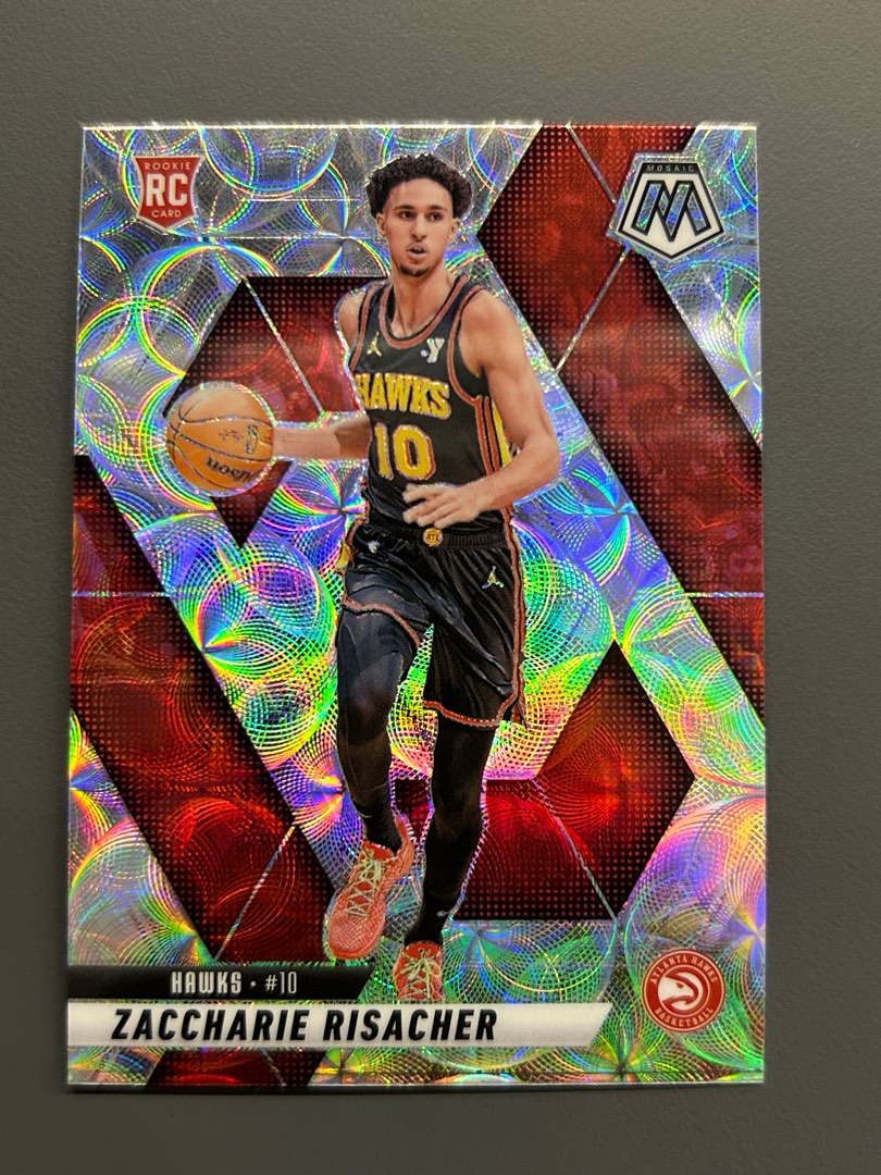 2024-2025 Panini Mosaic Scope Zaccharie Risacher Rookie Card, Hobbies ...