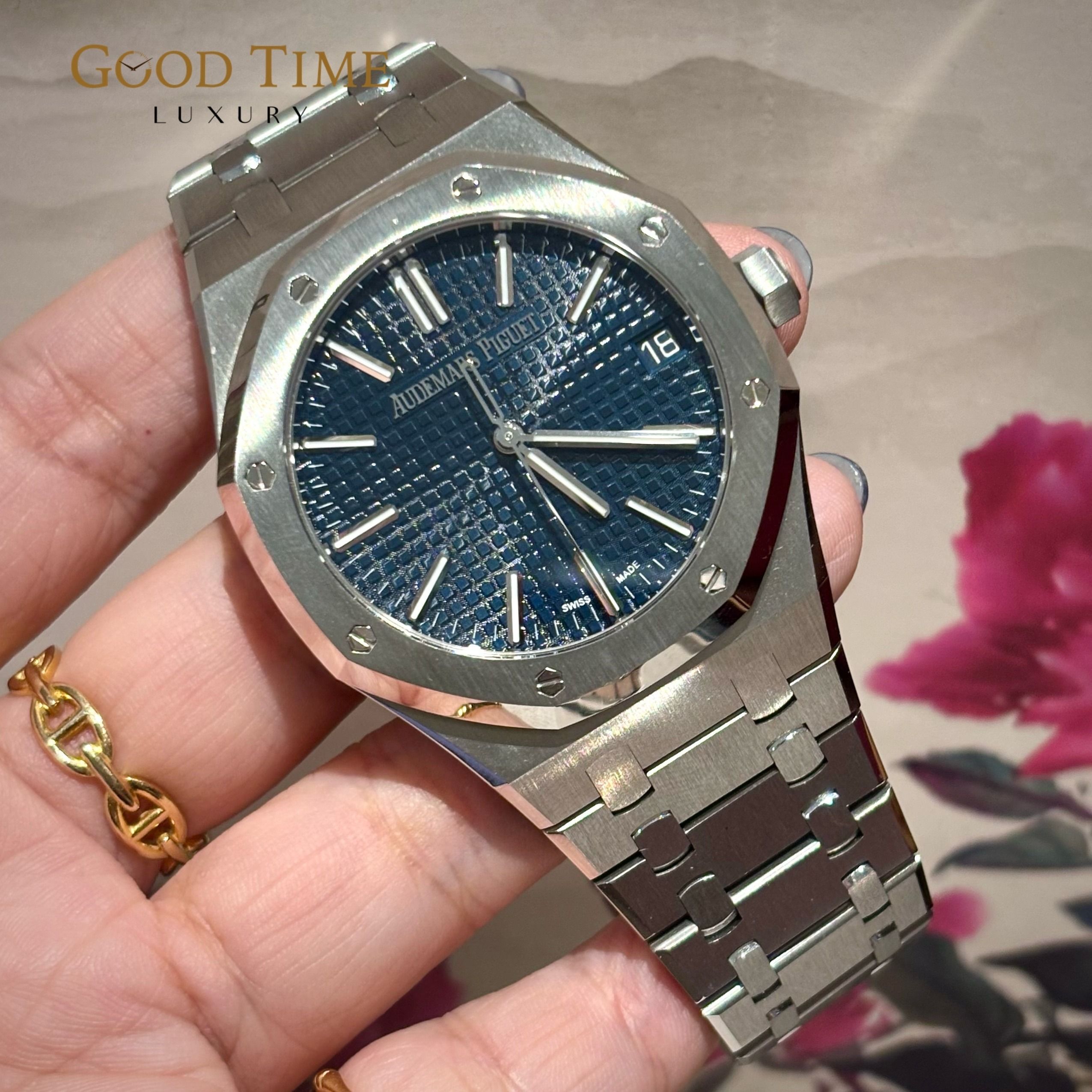 2024 Audemars Piguet 15510ST Royal Oak Blue Dial 41mm, Luxury, Watches ...