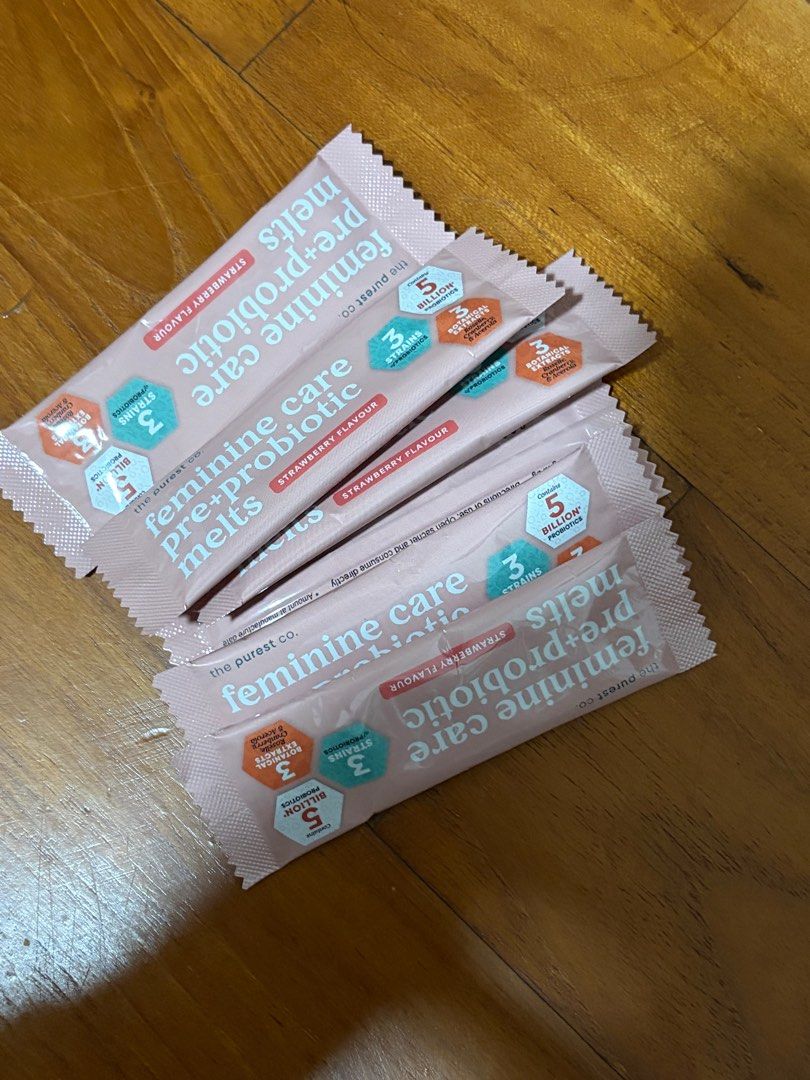 32 Sachets of The Purest Co. Feminine Care Pre+Probiotic Melts, Health ...