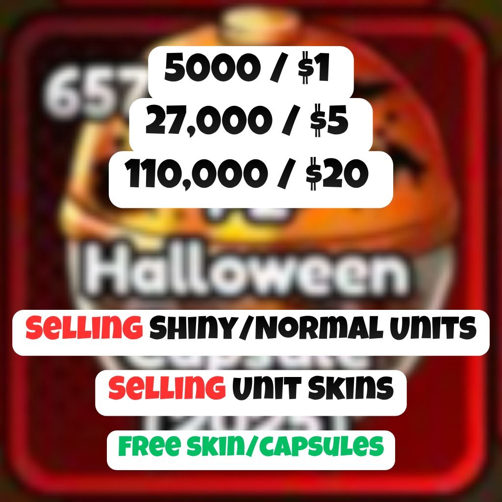 (Locked) Halloween P2 Capsules | Shiny Rimuru | Miku | Wukong |ALS ...