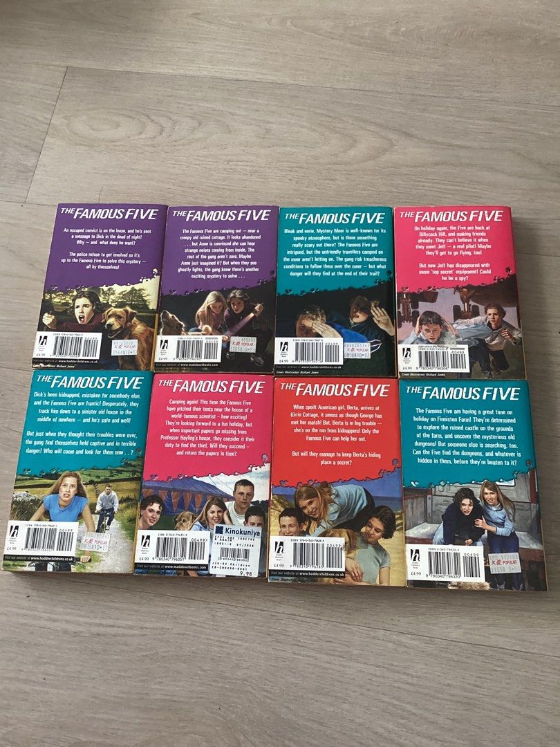 8 Famous Five Books - Enid Blyton, Hobbies & Toys, Books & Magazines ...