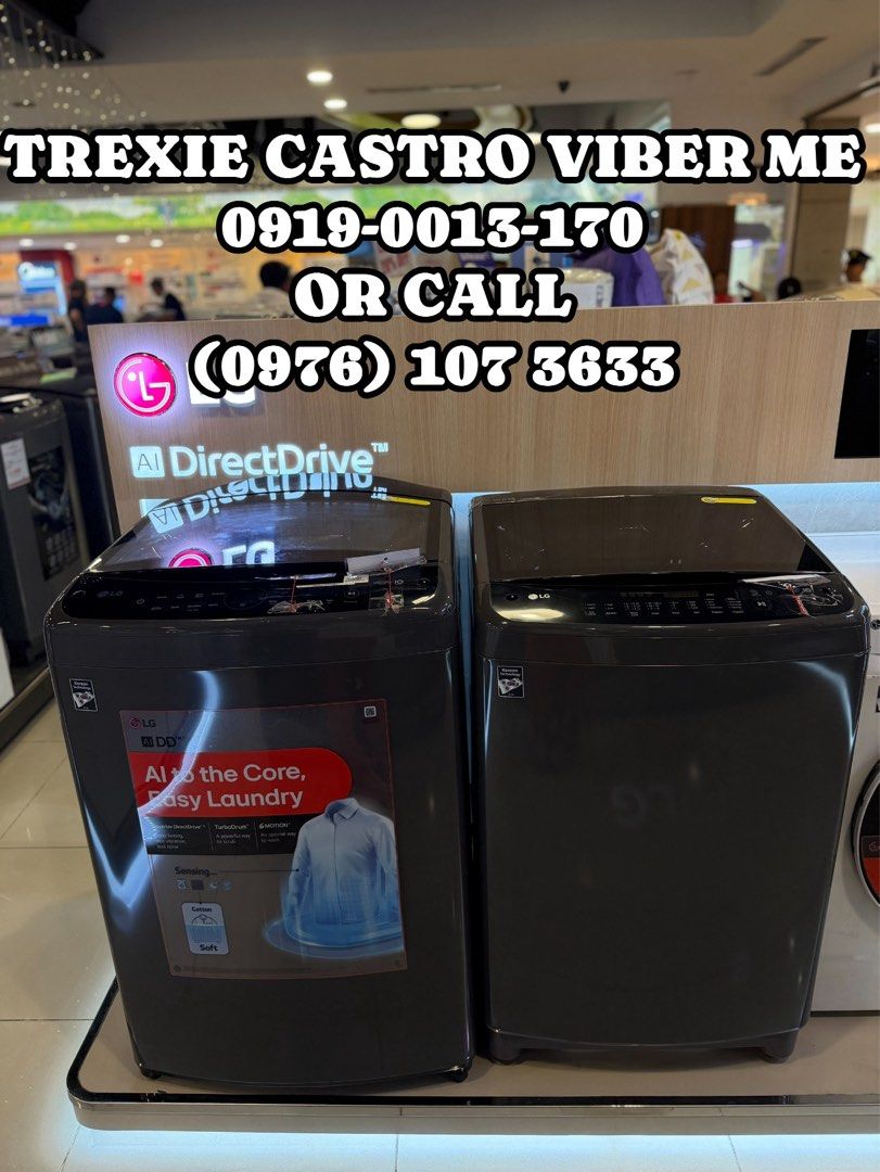🟩 LG Topload Automatic Washing Machine Inverter 💚 LG TOP LOAD NON ...