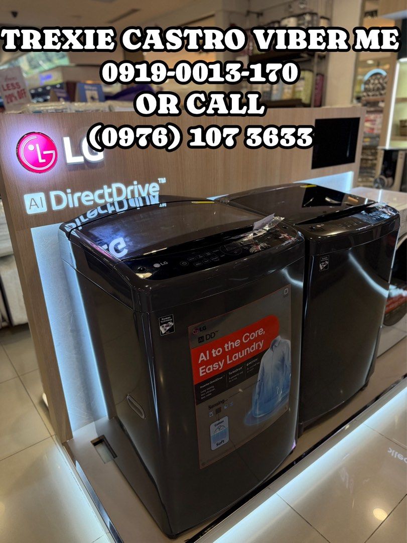 🟩 LG Topload Automatic Washing Machine Inverter 💚 LG TOP LOAD NON ...