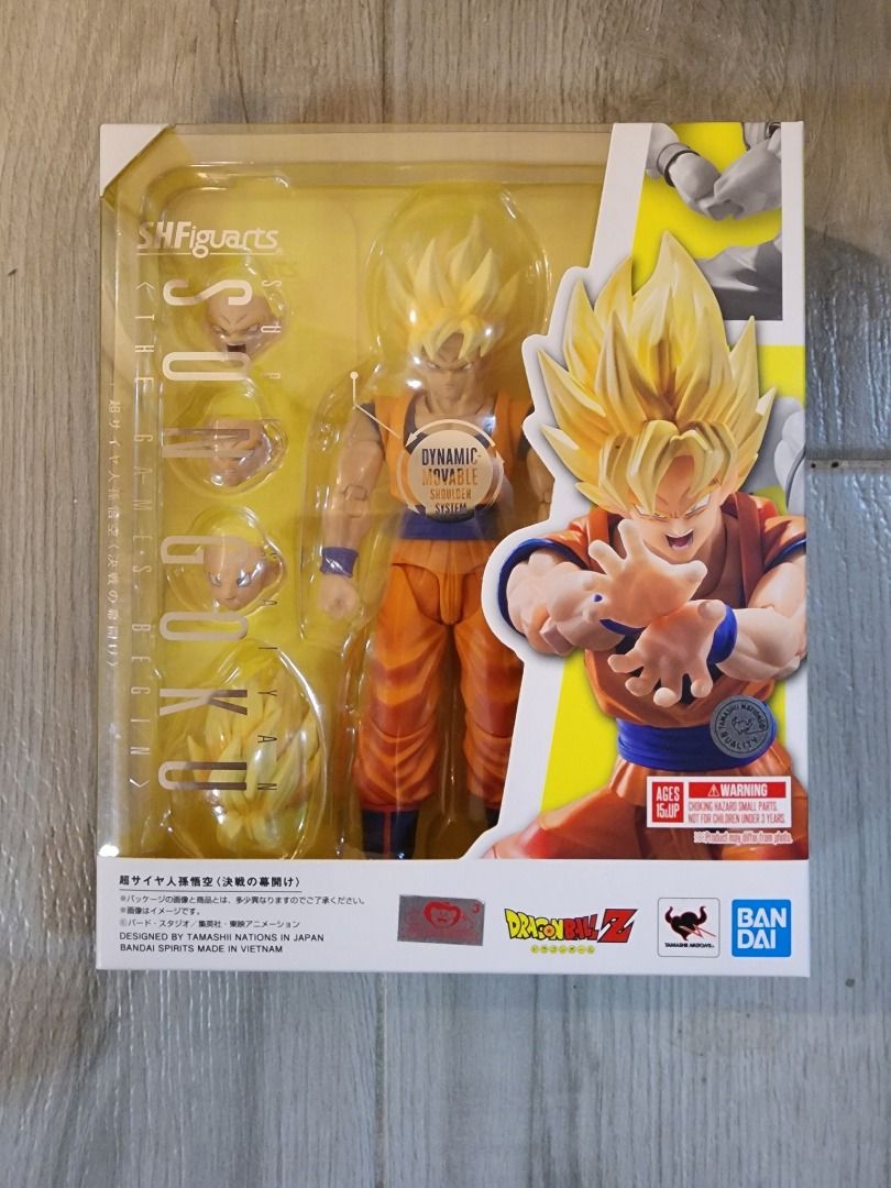行 全新 SHF Body 3.0 孫悟空 超級撒亞人 s.h.figuarts 打開決戰序幕 Son Goku Super Saiyan ...