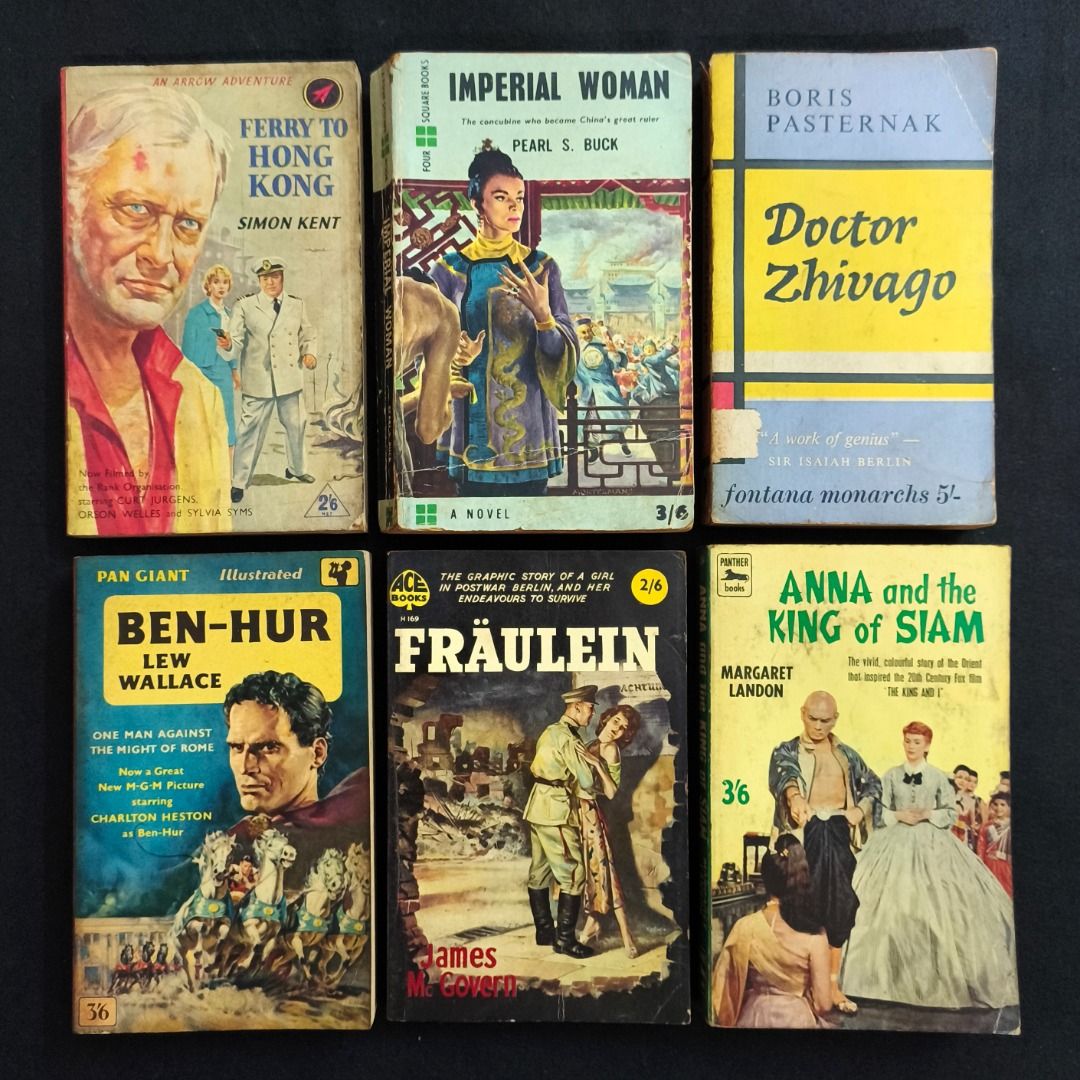 ALL 6 For Only RM 45 !!! Vintage Classics / Novels --- Zhivago, Anna ...