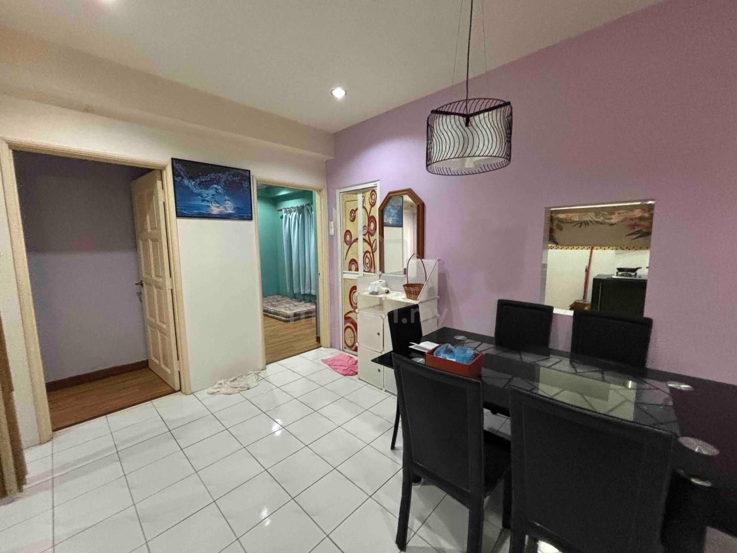 Apartment kepong wangsa permai for rent (prima saujana) partially ...