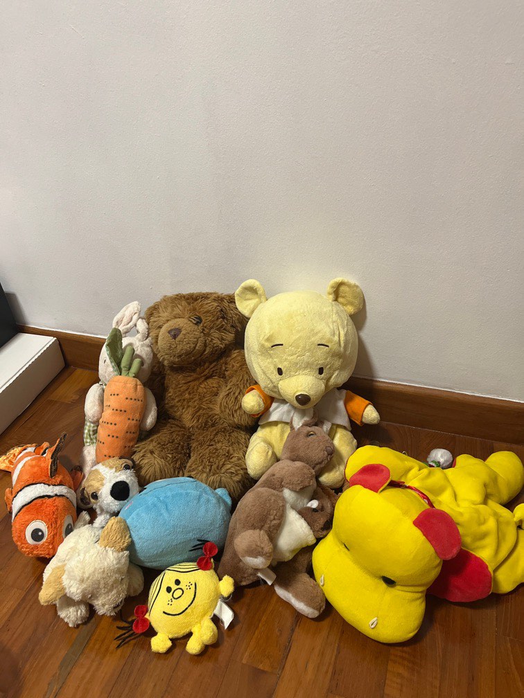 [FREE] Assorted Soft Toys, Hobbies & Toys, Toys & Games on Carousell