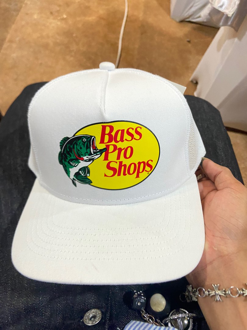 Bass Pro Shops White Cap, Men's Fashion, Watches & Accessories, Caps ...