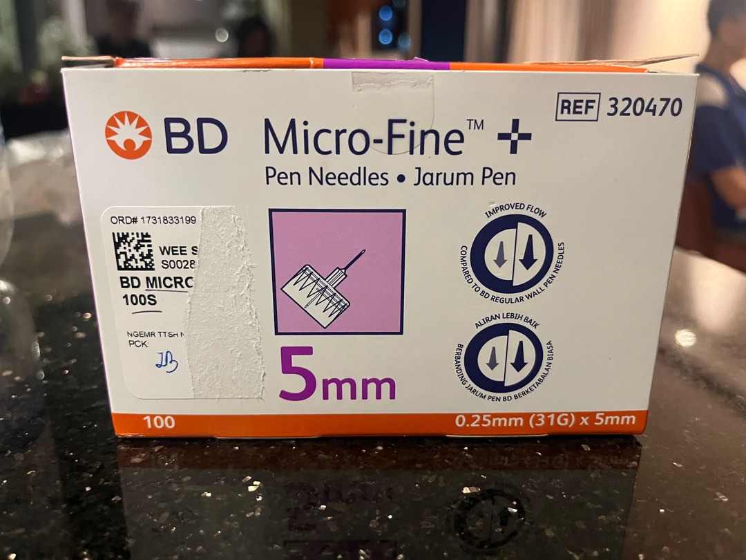 BD Micro-Fine+ Pen Needles 5mm, Health & Nutrition, Medical Supplies ...