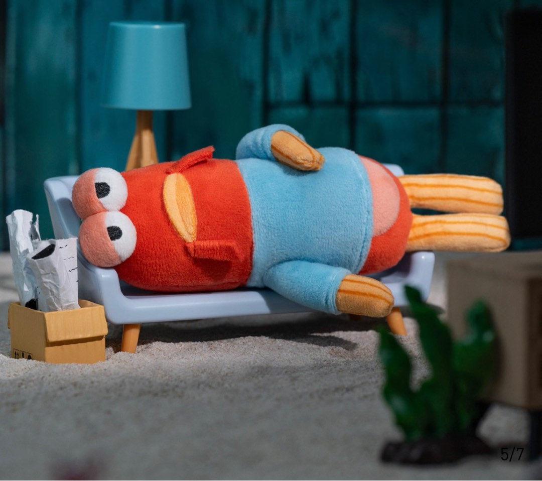 Bikini Bottom Buddies Limp Fish Plush Toy, Hobbies & Toys, Toys & Games ...