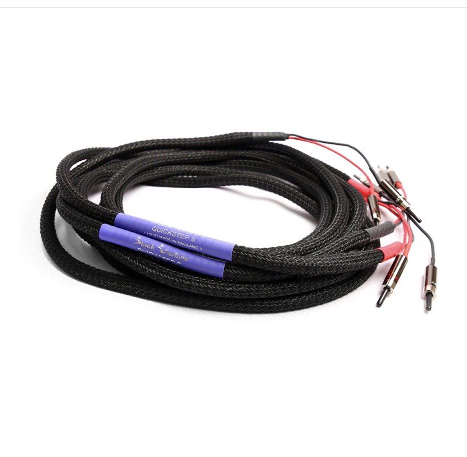 Black Rhodium Quickstep S Speaker Cables, Audio, Other Audio Equipment ...