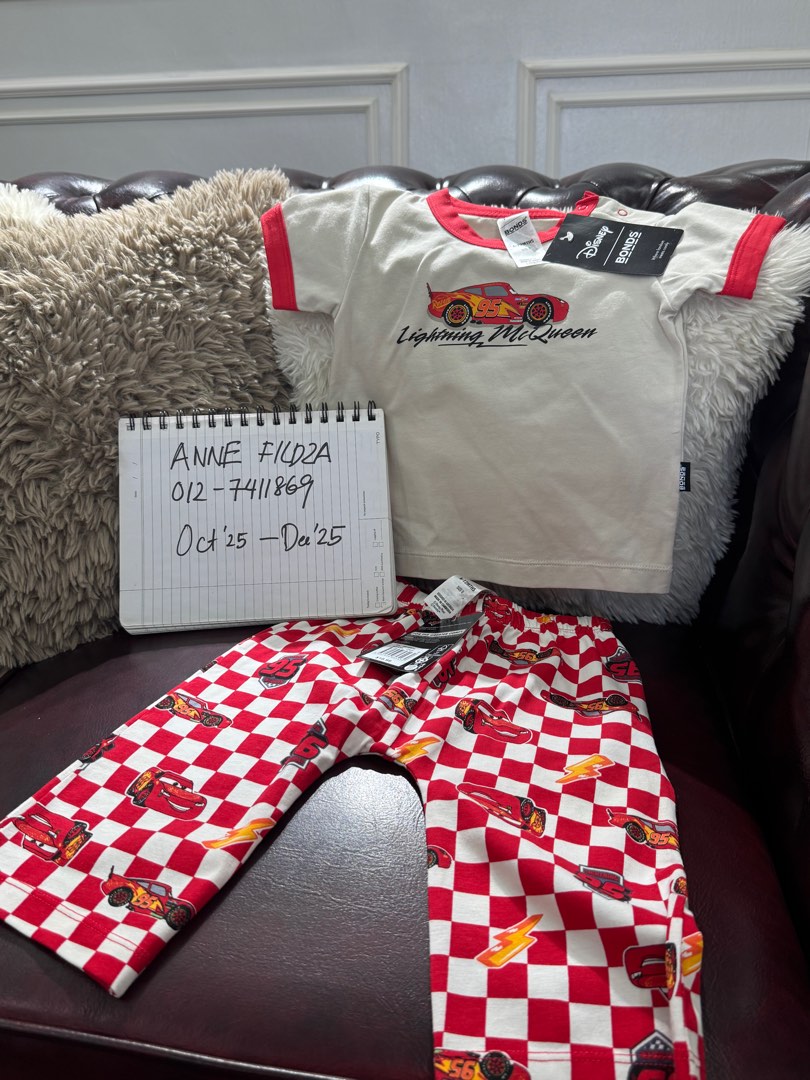Bonds Disney Lightning McQueen Set, Babies & Kids, Babies & Kids ...