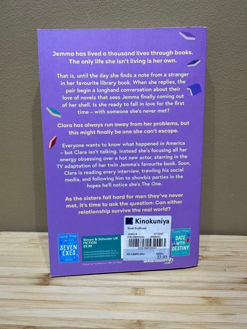 Book Boyfriend by Lucy Vine, Hobbies & Toys, Books & Magazines, Fiction ...