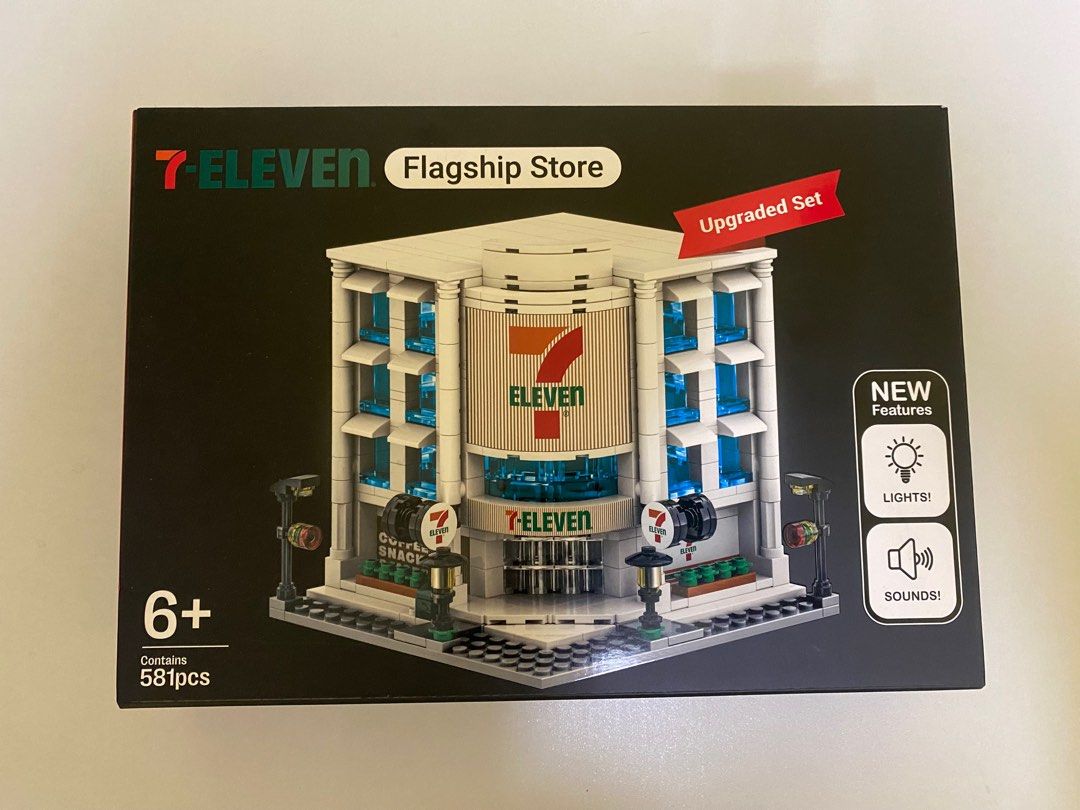 Building Blocks 7-Eleven Flagship Store Family Mart Vending Machine ...