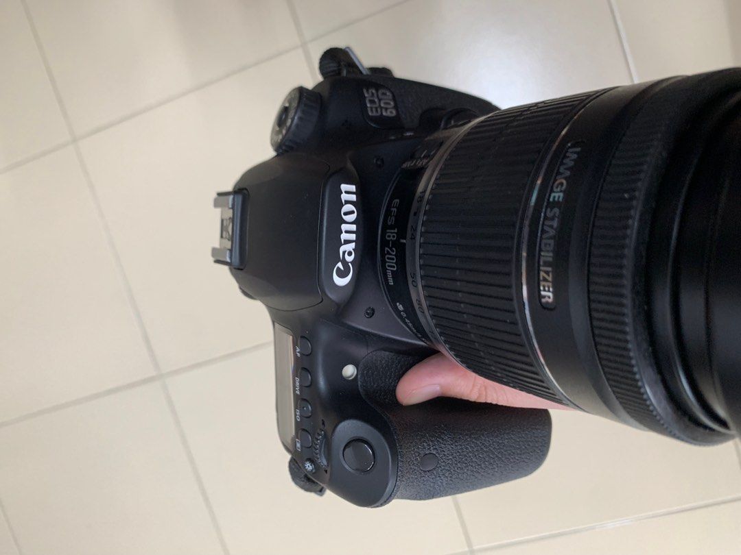 Canon EOS 60D DSLR Camera with 18-200mm Lens, Photography, Cameras on ...