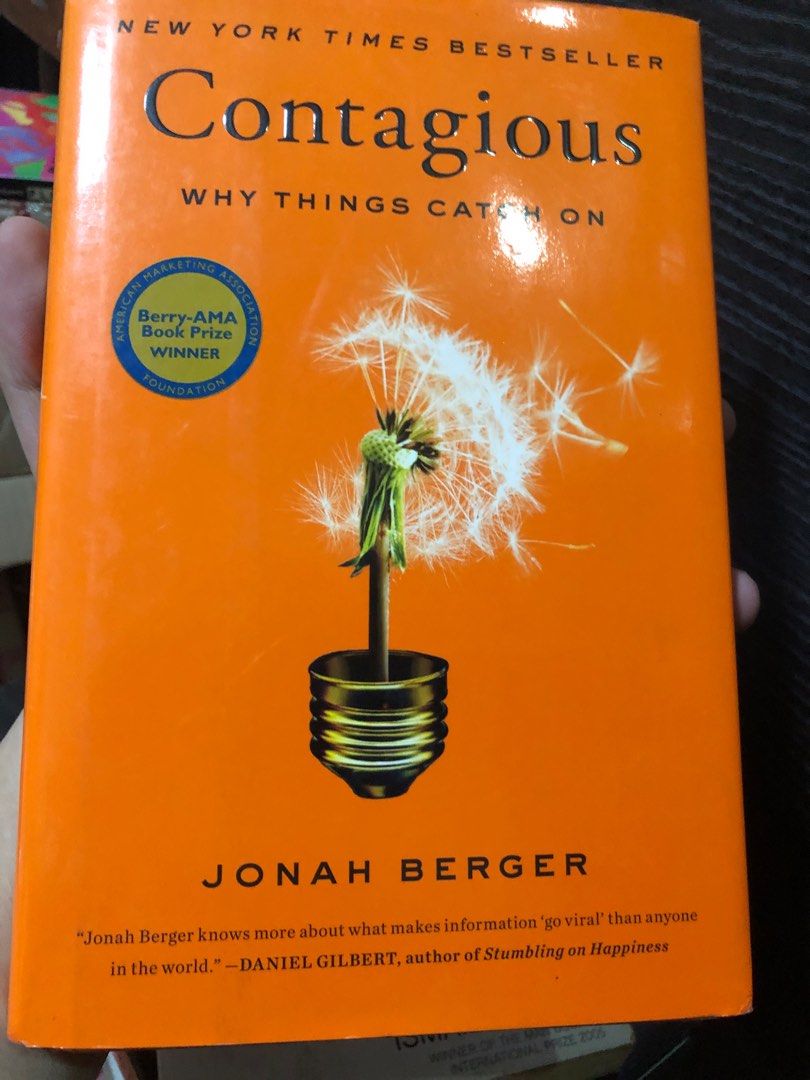 (HARDBOUND) Contagious: Why Things Catch On by Jonah Berger, Hobbies ...