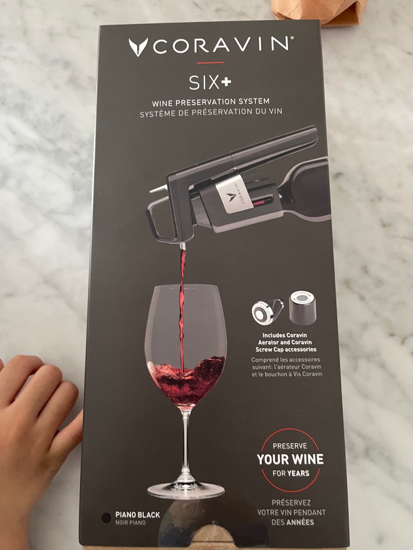 Coravin SIX+ Wine Preservation System - Piano Black, TV & Home ...
