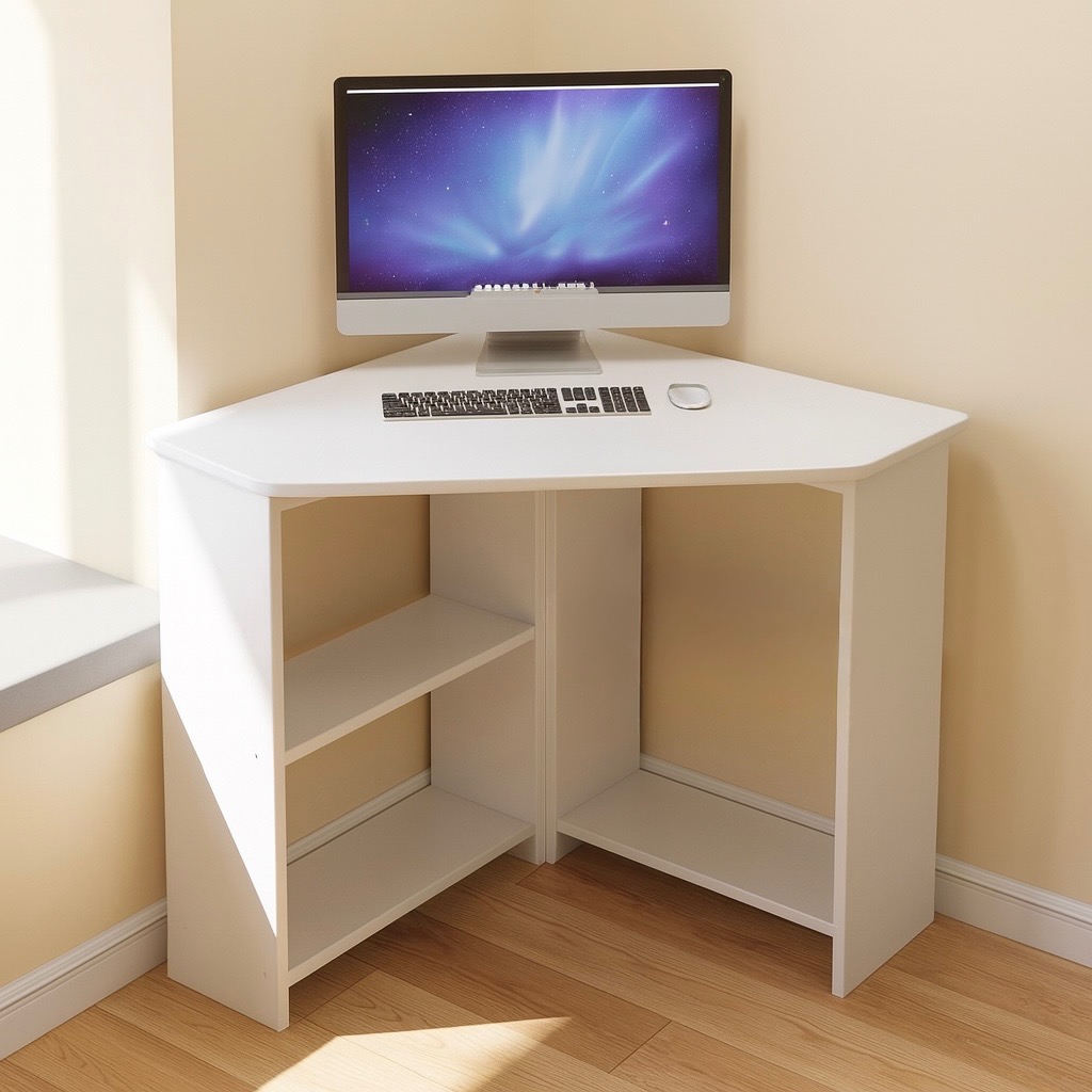Corner Study Computer Desk | Space Saving Corner Writing Desk | Home ...