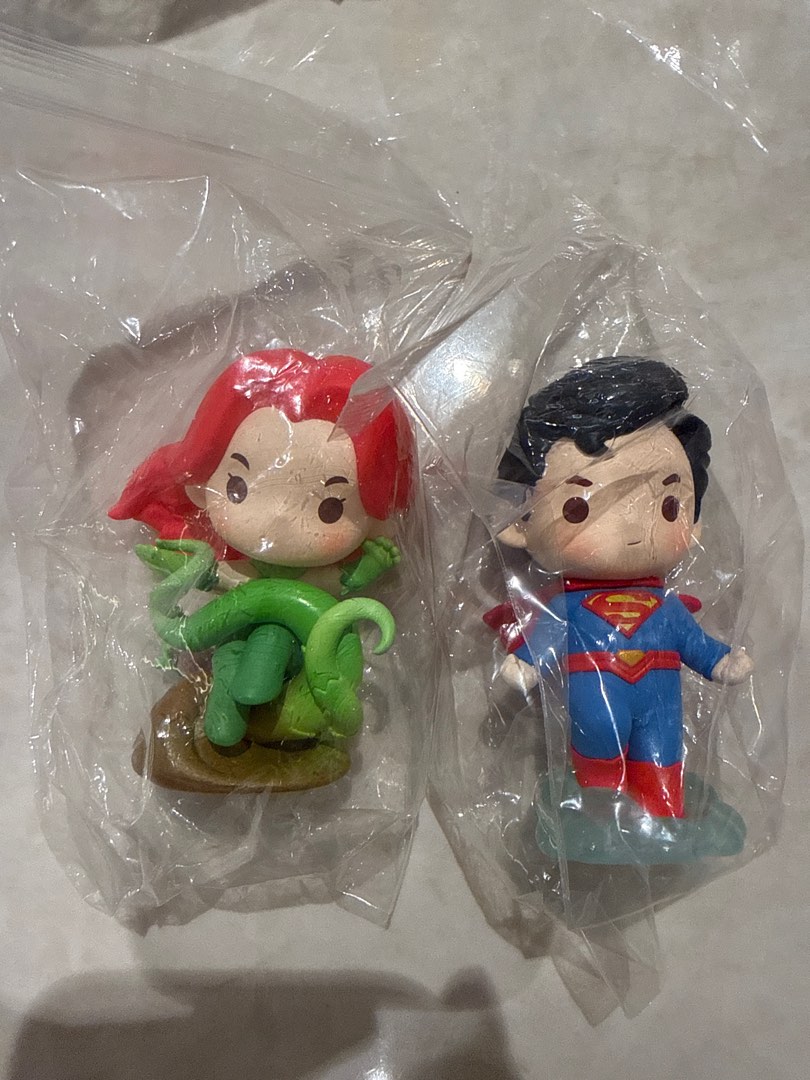 DC Popmart Figurines - Poison Ivy & Superman, Hobbies & Toys, Toys ...