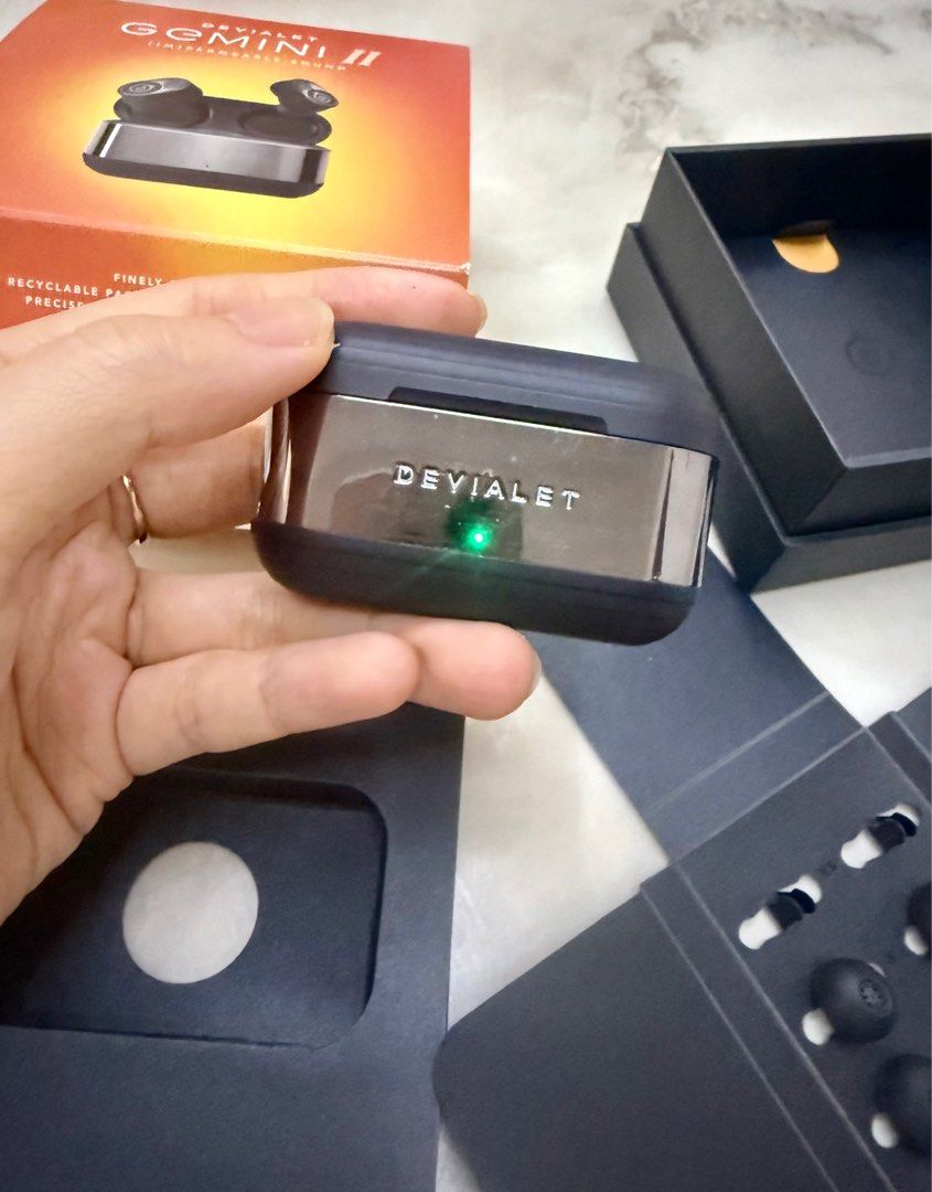 Devialet Gemini II Wireless Earbuds - Matte Black, Audio, Earphones on ...