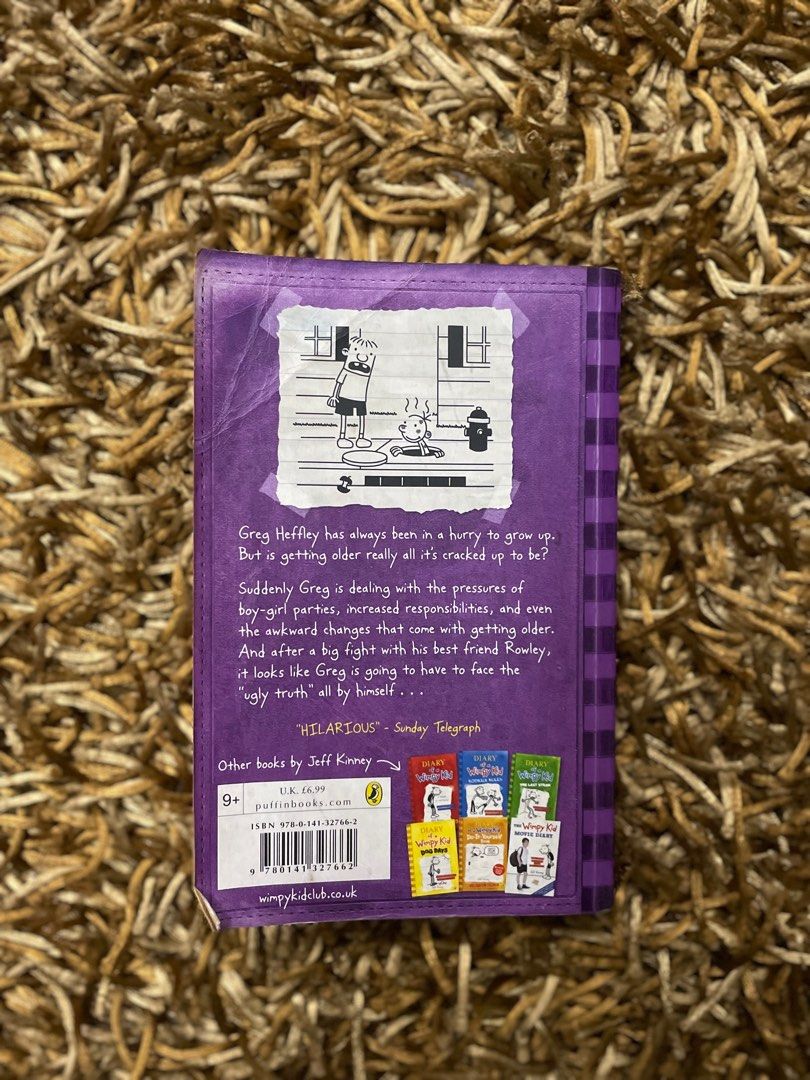 Diary of a Wimpy Kid: The Ugly Truth by Jeff Kinney, Hobbies & Toys ...