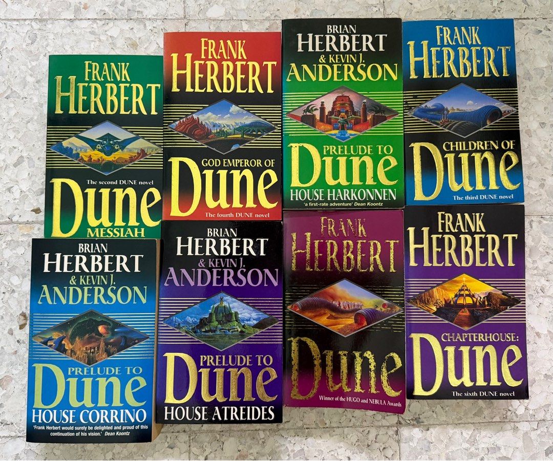 Dune Series Books by Frank Herbert and Brian Herbert, Hobbies & Toys ...