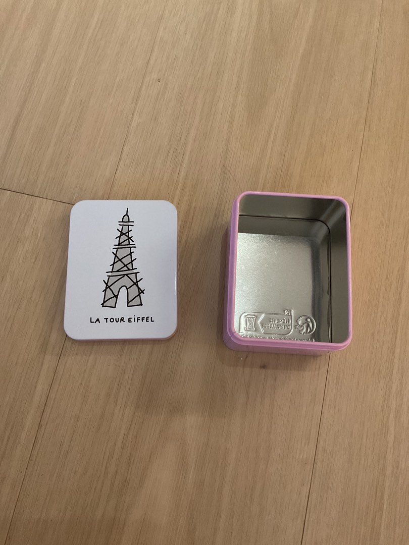 Eiffel Tower Tin Box, Hobbies & Toys, Toys & Games on Carousell