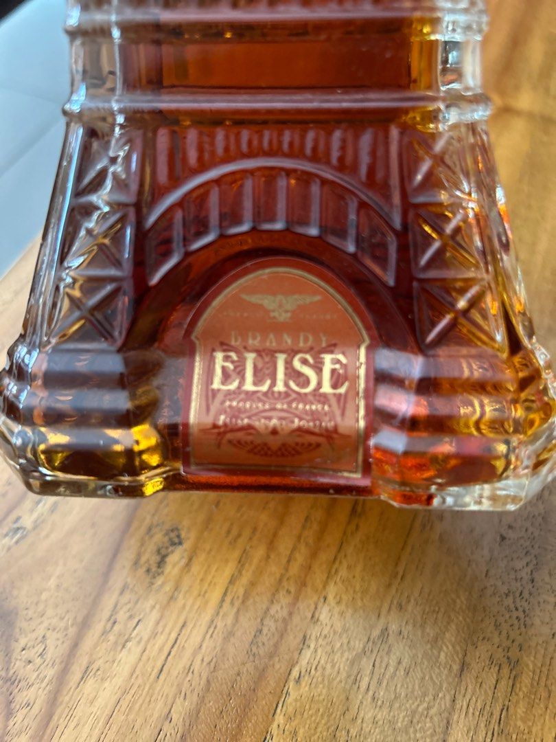 Elise Eiffel Tower Brandy 500 ml, Food & Drinks, Alcoholic Beverages on ...