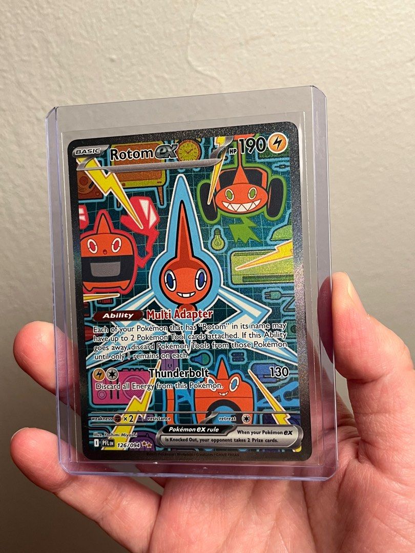 ENG Rotom ex SIR special illustration rare phantasmal flames PFL 126 ...