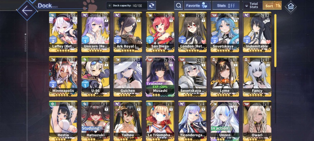 [EN-Lexington] Akun Azur Lane AL Starter Starter 2 UR Musashi + Unzen ...