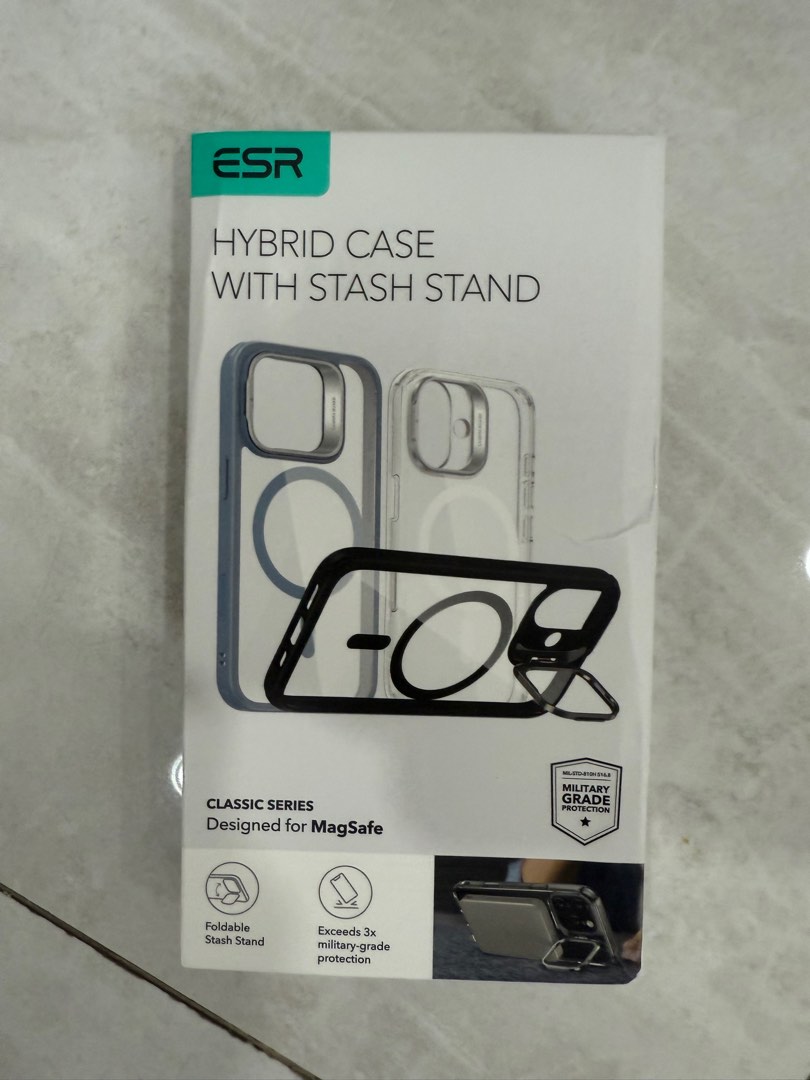 ESR Hybrid Case with Stash Stand for MagSafe iPhone 16 Promax, Mobile ...