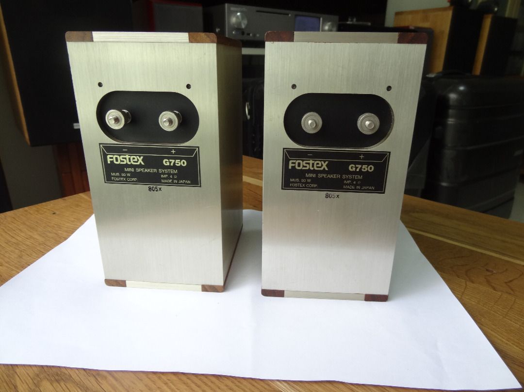 Fostex G750 Mini Speaker System, Audio, Other Audio Equipment on Carousell